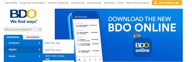How to Activate BDO Online Banking - Cash Mart